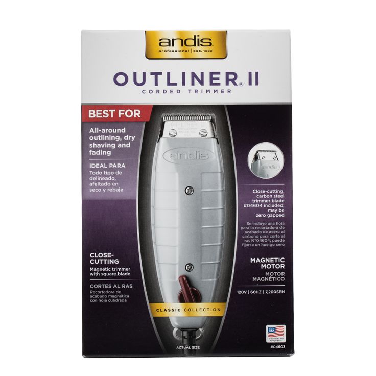Andis Outliner II Corded Trimmer - www.classicfades.com